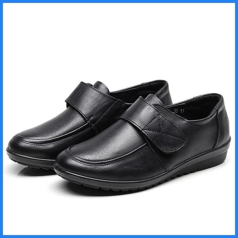 SHUTA Brand Premium quality black school rubber shoes formal office ...