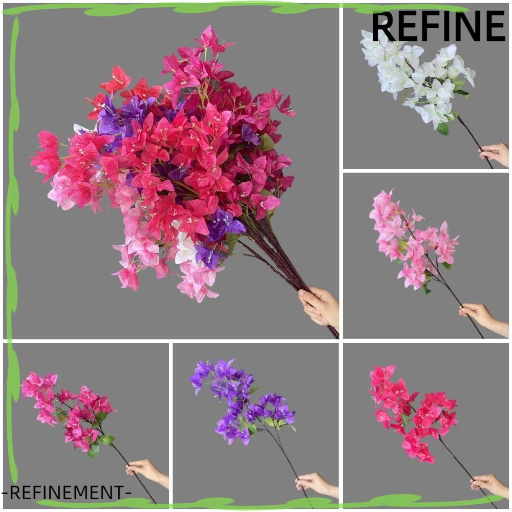 REFINEMENT Simulation Flower, 24/51 Heads 76cm Artificial Plum Blossom ...