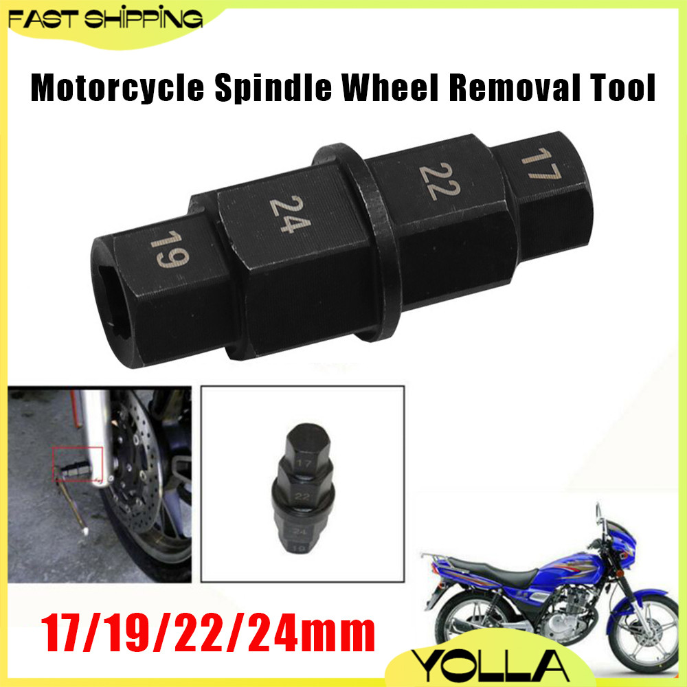 Motorcycle Front Wheel Hub Axle Hex Allen Spindle Driver Removal Sleeve ...