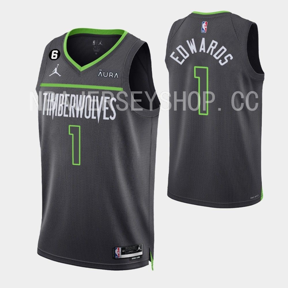 2022-23 Men's New Original NBA Minnesota Timberwolves #1 Anthony ...