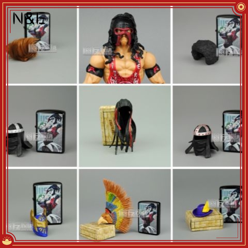 WWE arena wrestler action figure headdress props 7-inch movable doll ...