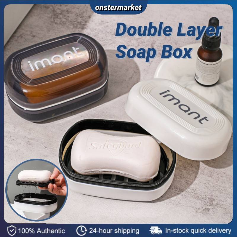 【COD】Portable Soap Case With Cover Soap Box Travel Essentials Soap ...