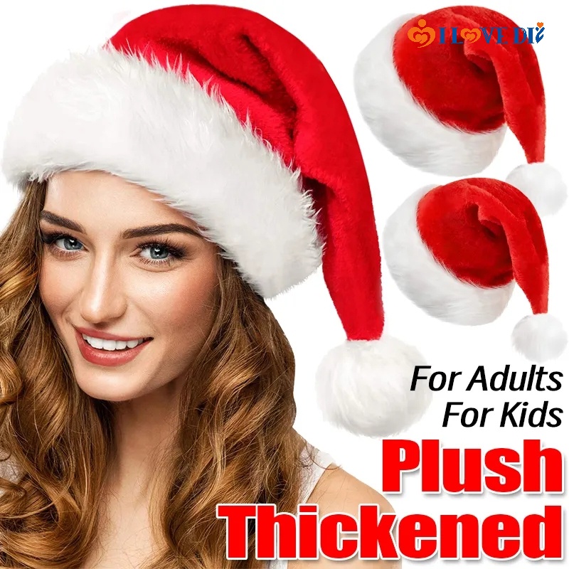 Cute Santa Claus Cosplay Plush Christmas Cap/ High Quality Plush ...