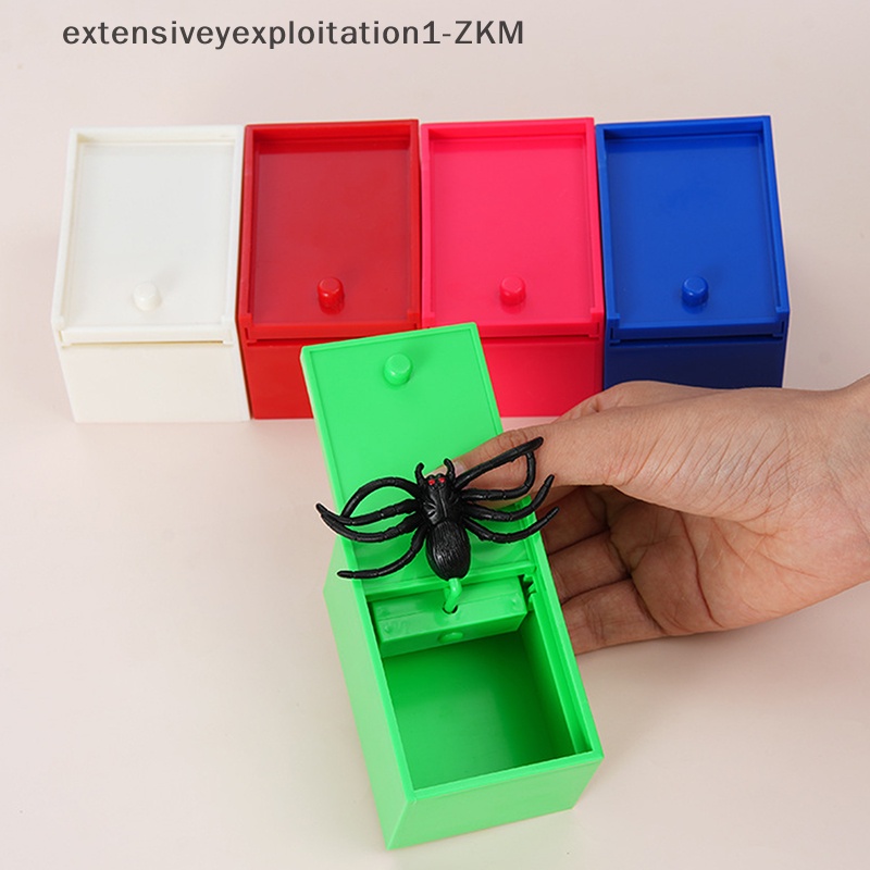 【EPPH】 1Pc Prank Spider Scare Box Spider Hidden In Case Funny Halloween ...
