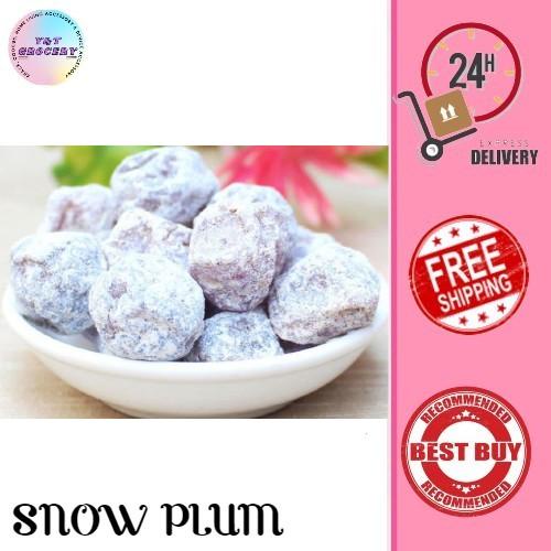 【SNACK Snow Plum / Asam Booi Putih 400g / White snow plum/ Asam Snow ...