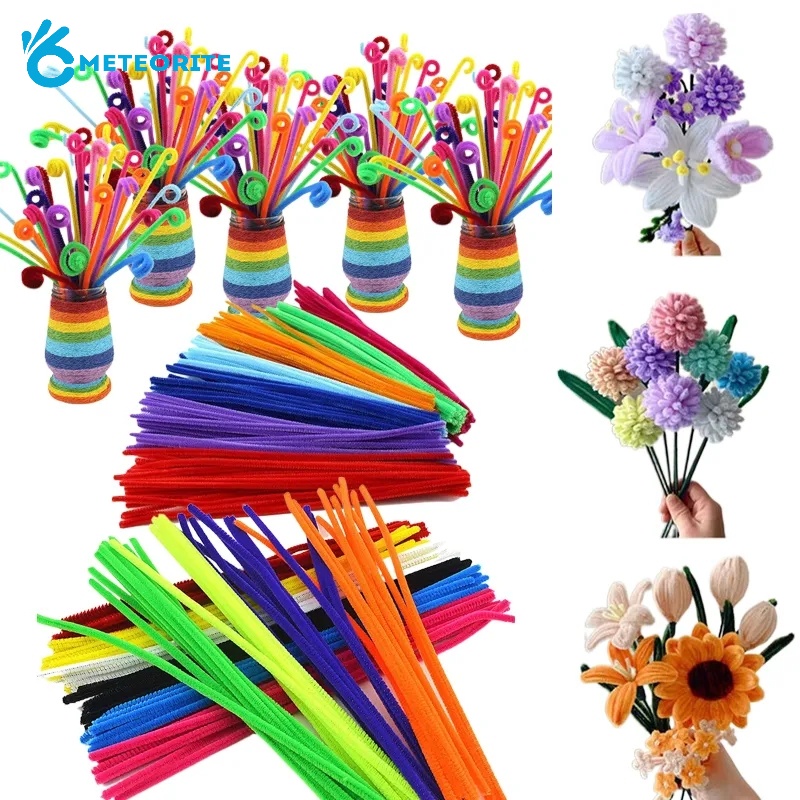 DIY Handmade Flower Bouquet Material Pack Encryption Plush Twister ...