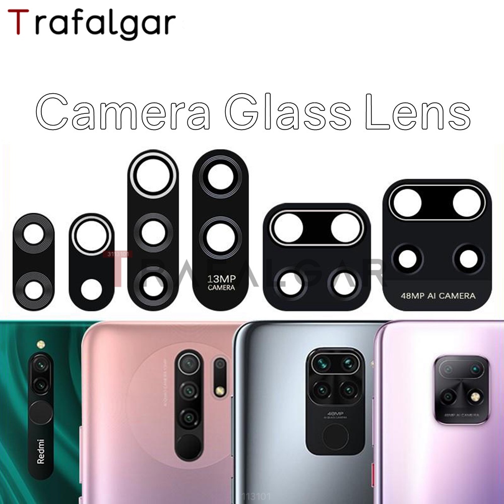 Rear Back Camera Glass Lens For Xiaomi Redmi 9 9A 9i 9C NFC 10 Prime ...