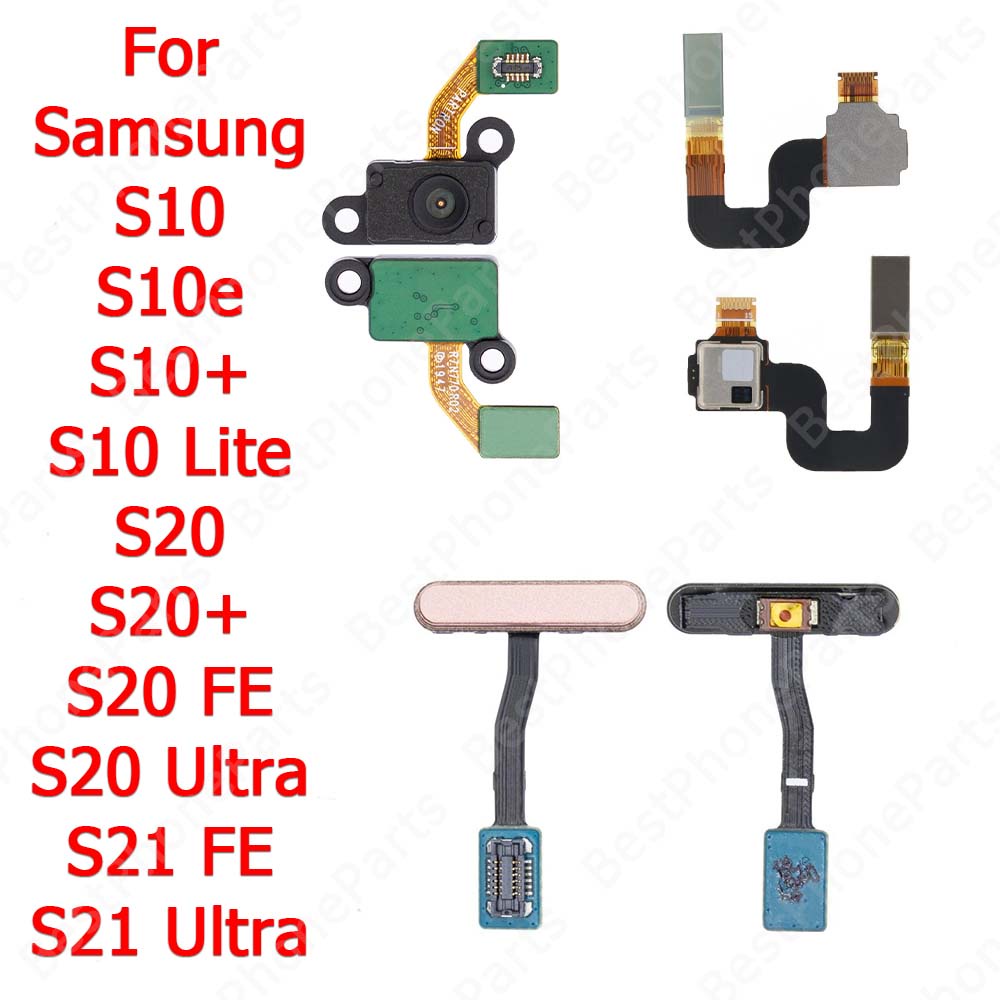 Finger Print Scanner Flex Cable For Samsung Galaxy S10 Lite S10+ S10e ...