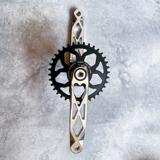 5DEV MTB CRANKSET R-SPEC Trail Enduro Bicycle Hollow Bike Crank Spindle ...