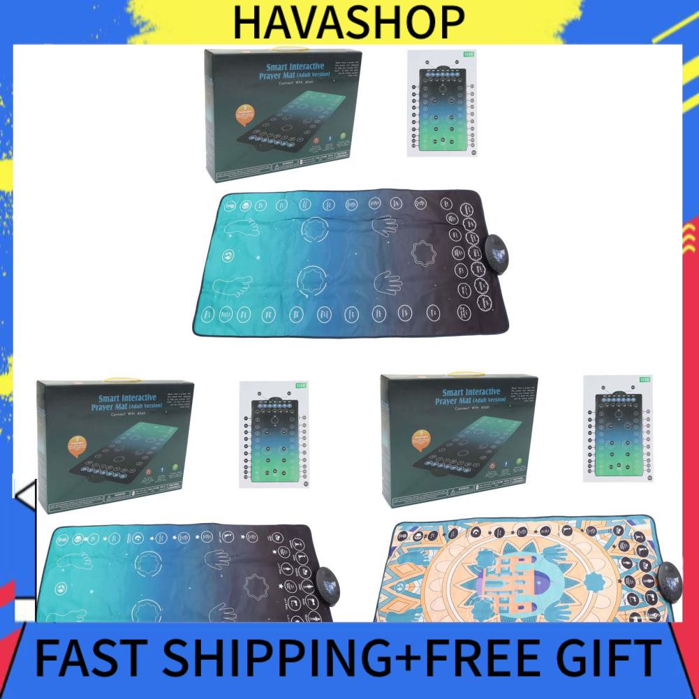 Havashop Electronic Praying Rug Foldable Prayer Mats Muslim Touch ...