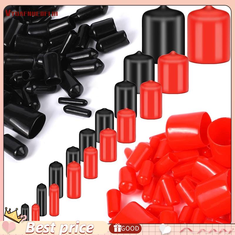 【vyuafnhedfijh】200 PCS Rubber End Caps Flexible Screw Cap Thread Bolt ...