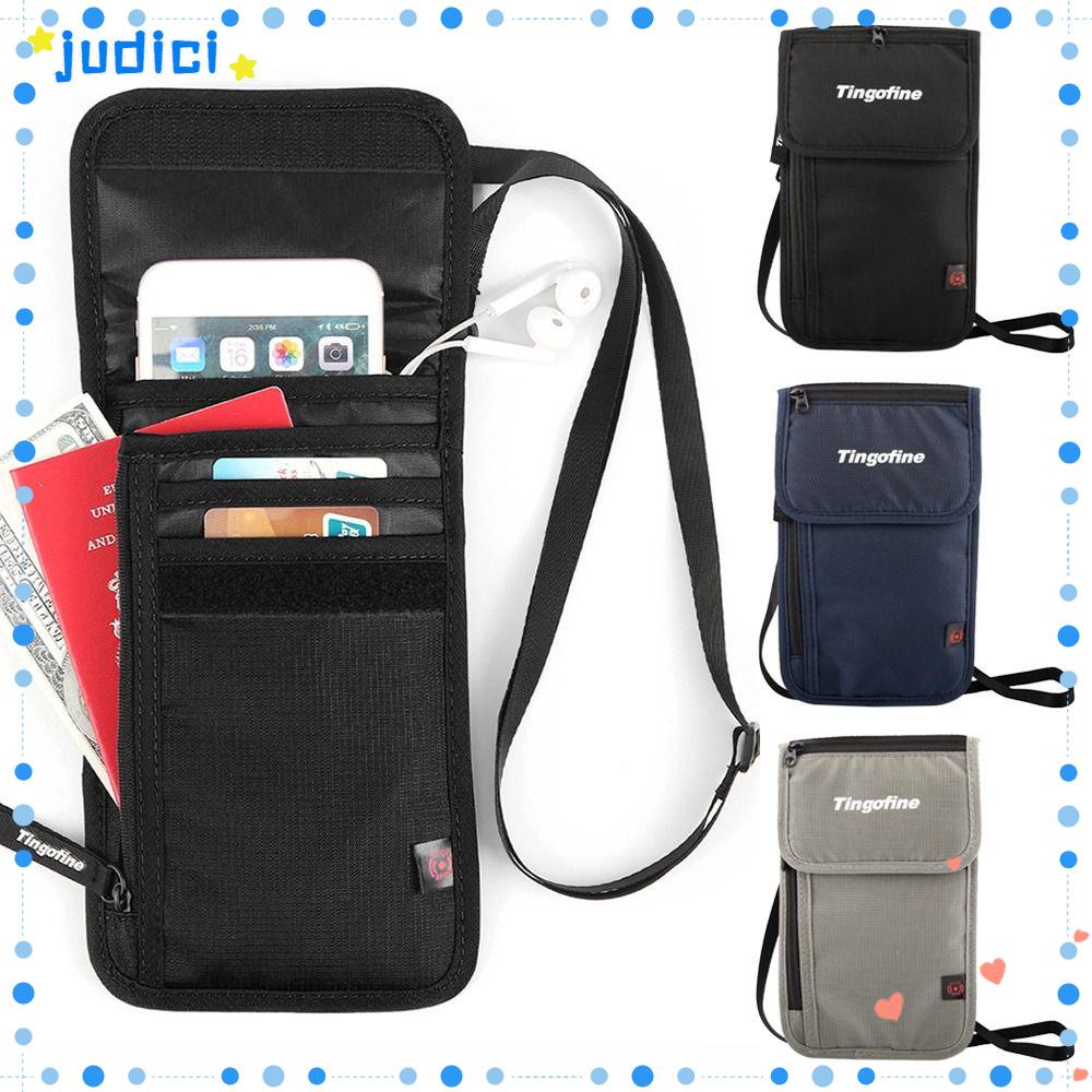 JUDICI RFID Passport ID Bag, Nylon Waterproof Document Pouch, Unisex ...