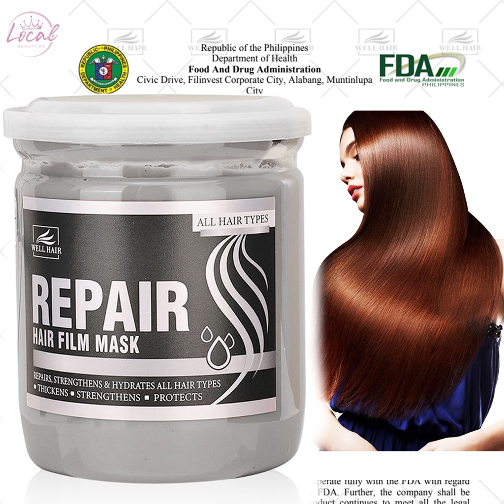 Well Hair Hair Film Mask Moisturizing Repair Damage Dry Frizzy Smooth ...
