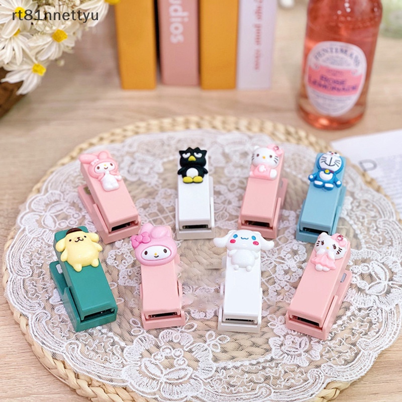 nnet New Hello Kitty Mini Stapler Cinnamoroll My Melody Anime Cartoon ...