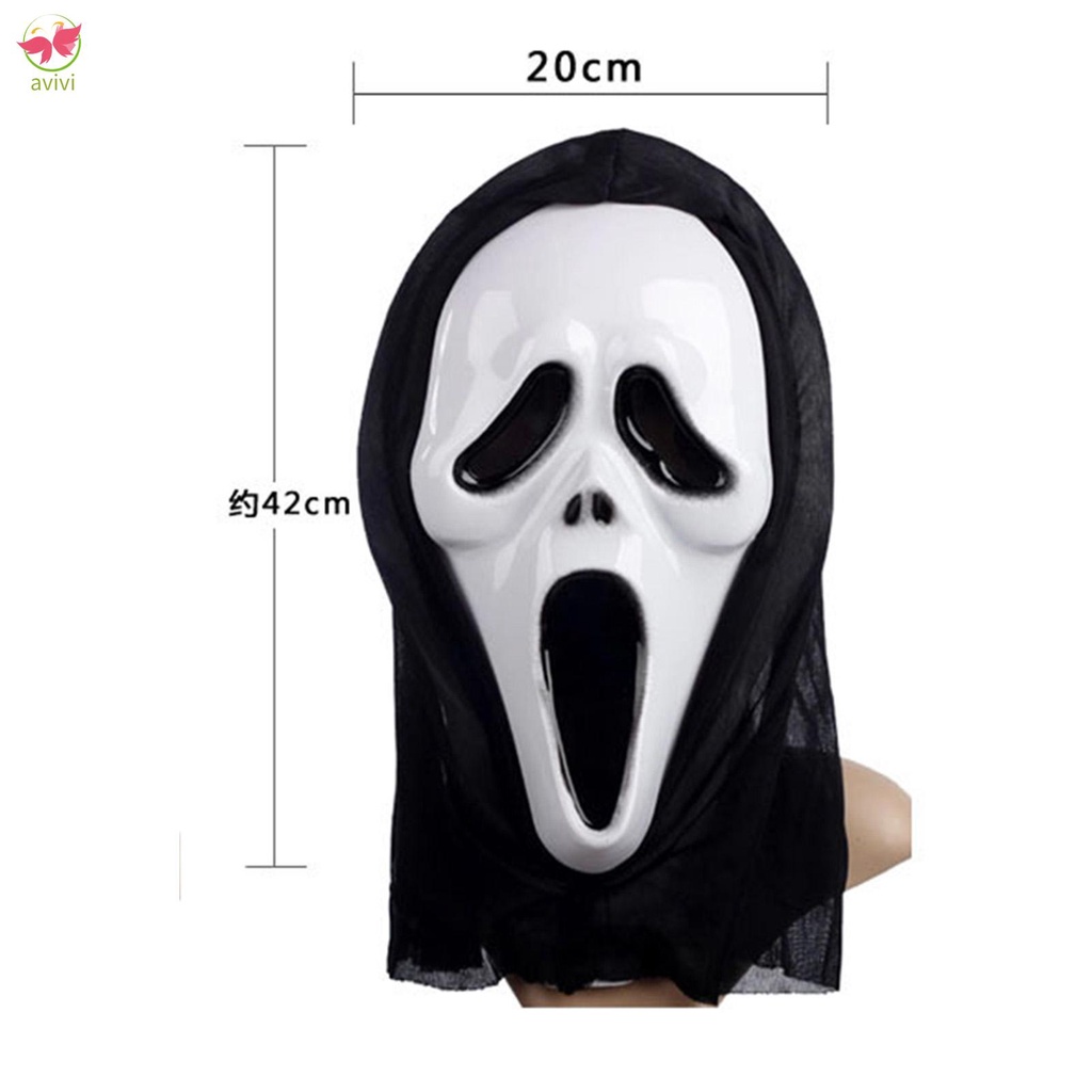 Halloween Mask Scary Skull Mask Children Horror Full Head Masque with ...