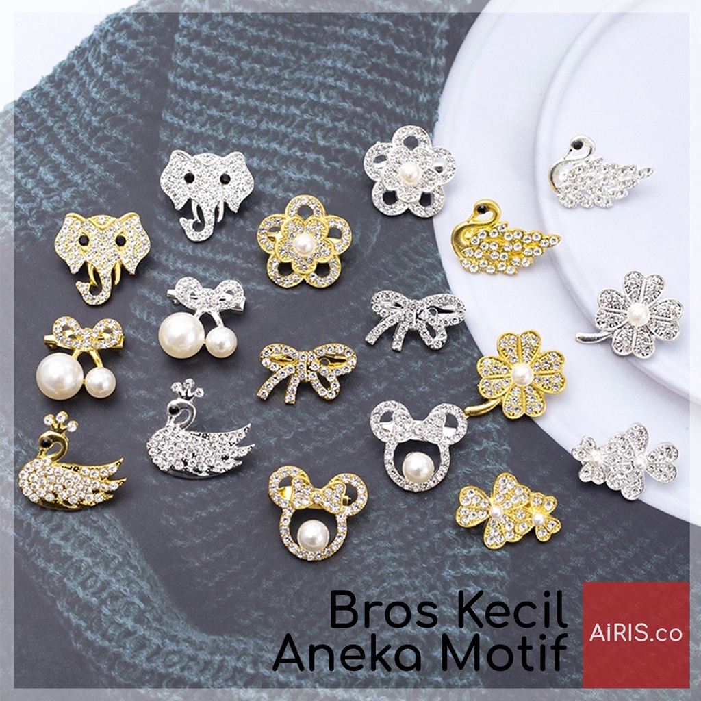 Chin Brooch Small Brooch/ with Various Patterns | Shopee Philippines