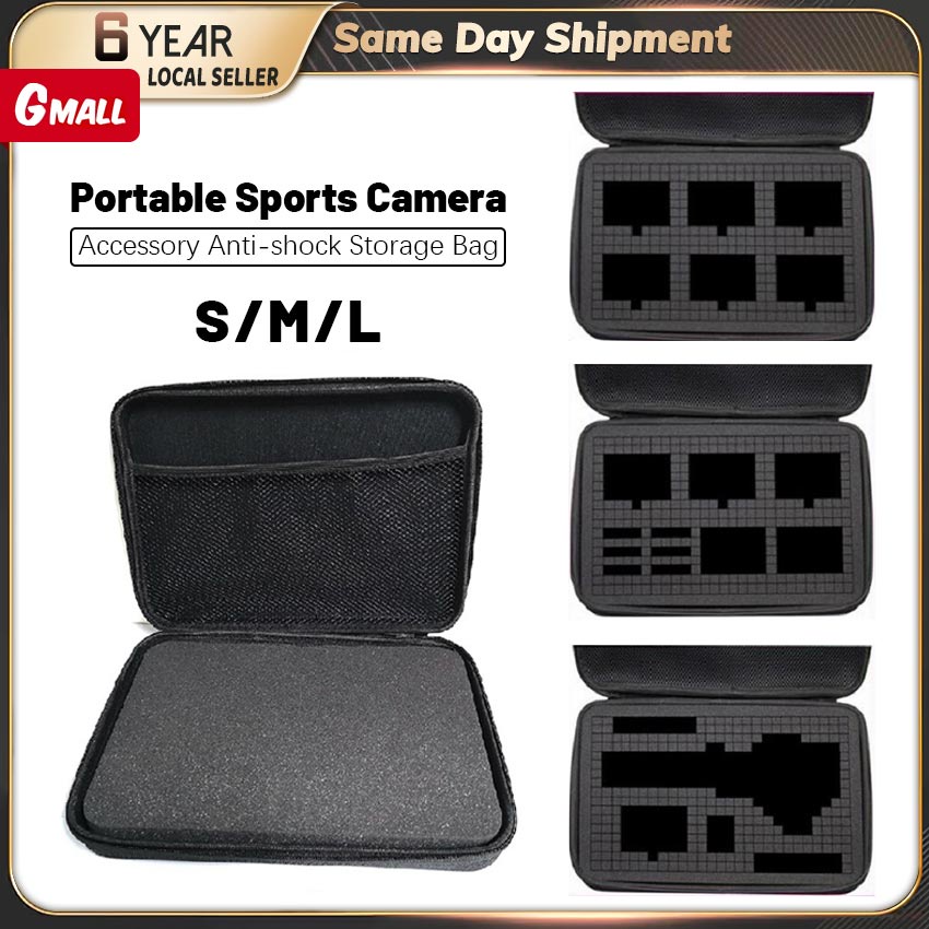 DIY Storage Case Organizer for Action Camera Go Pro Hero 5 6 7 8 9 10 ...