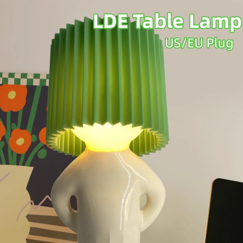 Small Light Creative Tintin Resin LDE Table Lamp Bedside Night Little ...