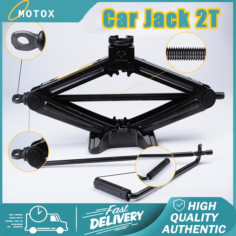 2.0T car scissor jack hand car scissor jack maintenance tool lift ...