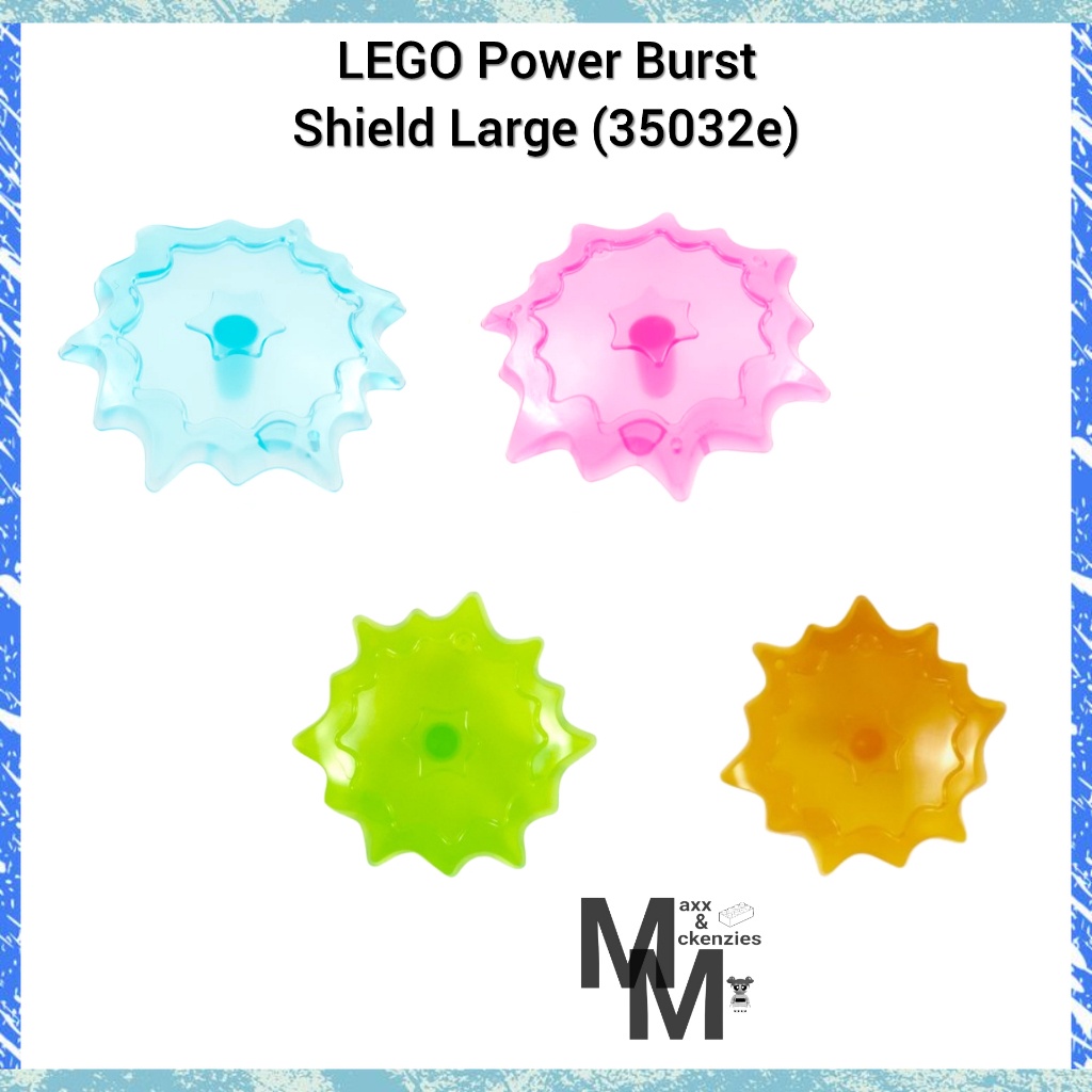Power Burst Shield Large with Bar End (35032e) LEGO Minifigure ...