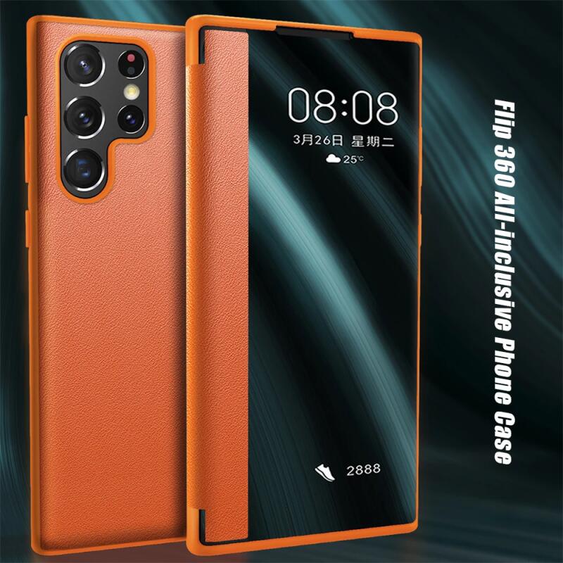 Luxury Flip Leather Phone Case For Samsung Galaxy S25 Ultra S24 S23 Ultra Plus S20 S21 FE Note ...