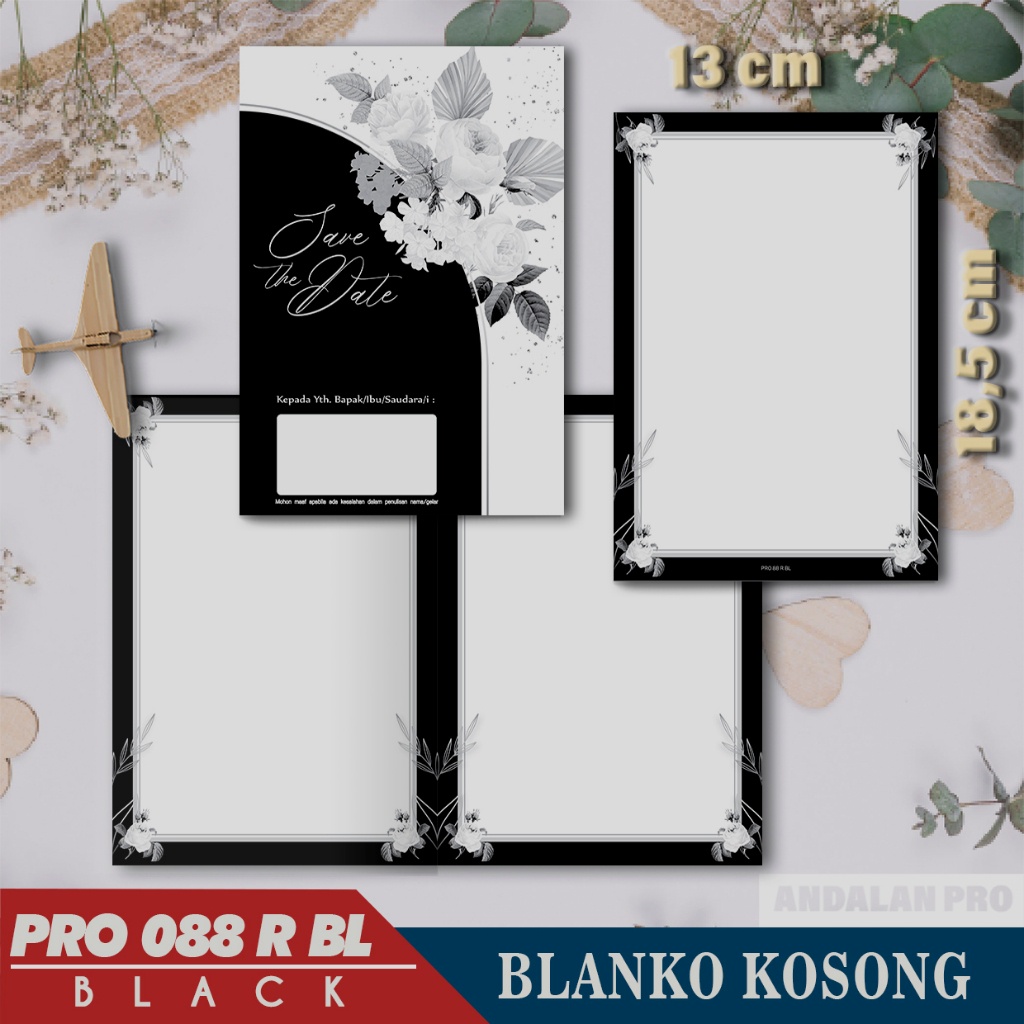 Pro 088 R BL - 150 GSM Thick - Wedding Invitation Blank, Download Mantu,, Etc (1CBLL2150 ...