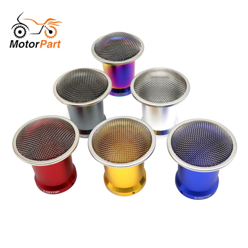 MOTOPARTS SHOP 50/55mm Motorcycle Carburetor Air Filter Velocity Stack ...