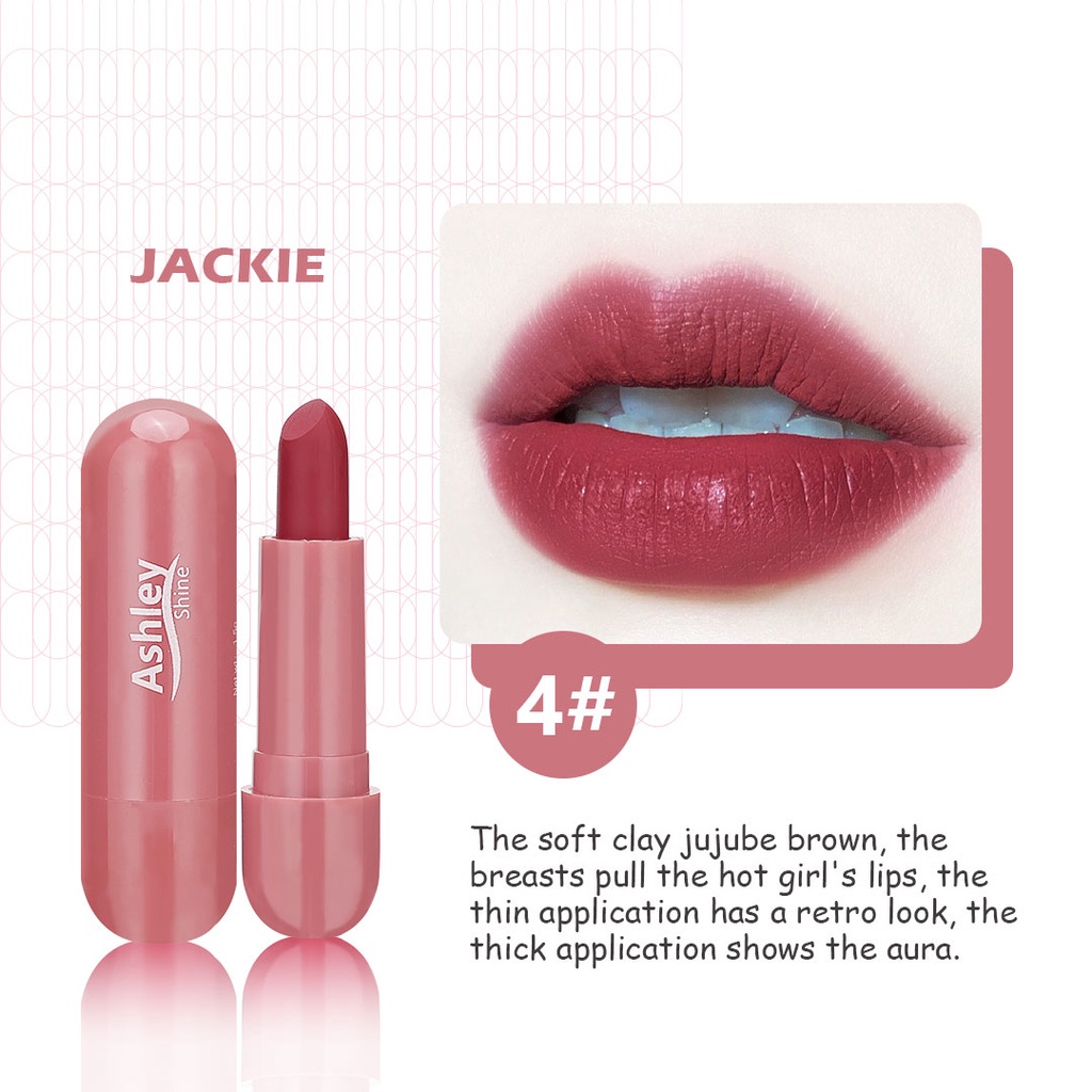 Ashley Shine 4 Colors Lipstick Long-lasting Liptint Non-fading ...