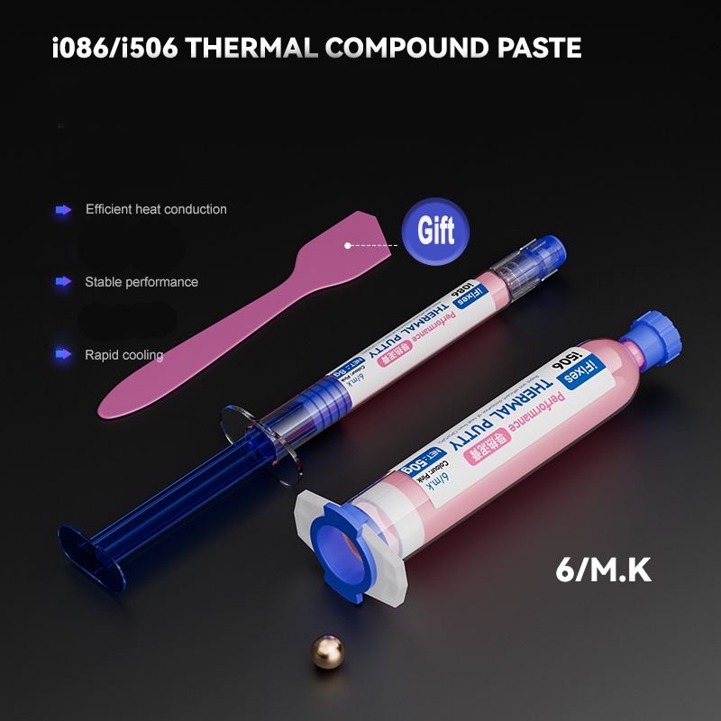 iFixes i086/i506 Thermal Compound Paste 8/50g Silicone Plaster for CPU ...