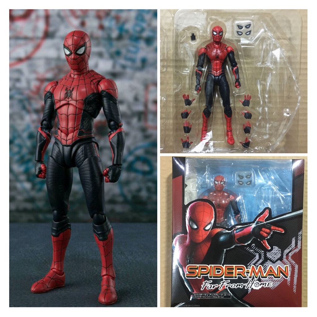 Shf Avengers Heroes' Expedition Spider-Man Bugs Upgraded Battle Suit ...