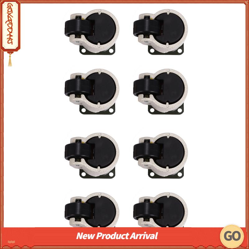 8 Pcs Retractable Leveling Casters Industrial Machine Swivel Caster ...