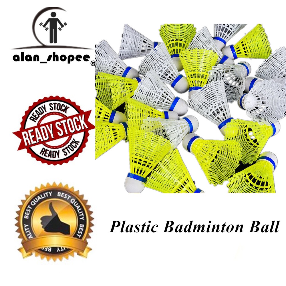 1Pcs Plastic Badminton Ball Durable Nylon Badminton Ball | Shopee ...