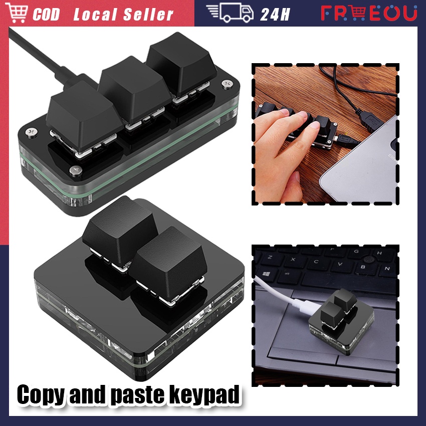 Hot Swappable 2 Key Keyboard With Rgb Copy Paste Keyboard Rekeyable