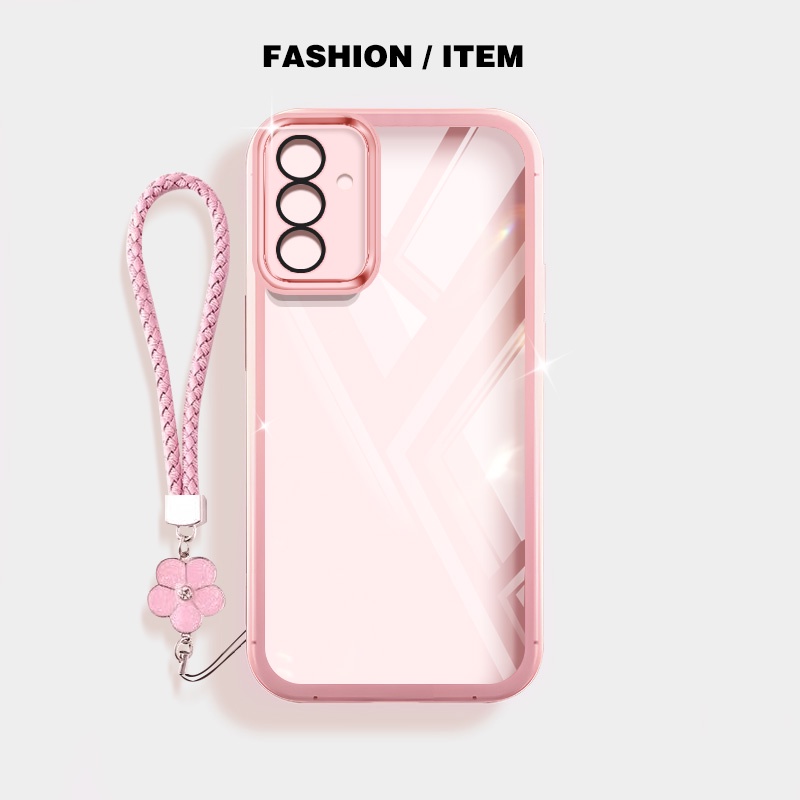 Casing Samsung Galaxy A13 A14 A25 A34 A54 M54 M14 5G A13 A14 A24 A04S 4G Transparent Shockproof ...