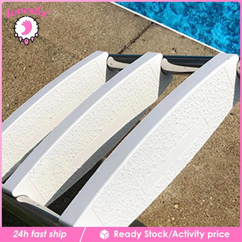[Lovoski] 3 Pieces Pool Ladder Rung Steps Pool Ladder Treads for ...
