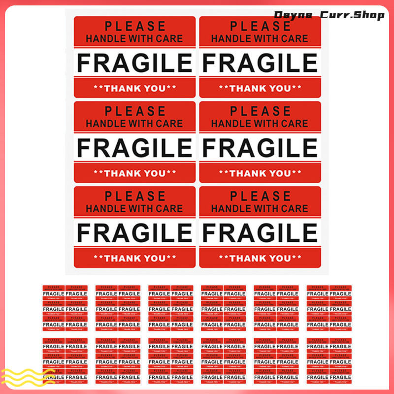 Label Shipping Boxes Medium Fragile Logo Stickers for Labels Warning 20 ...