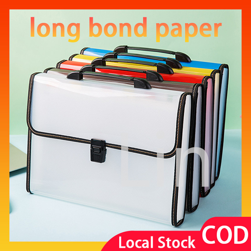 Long Bond Paper File Organizer Document Organizer Folder Long Size With ...