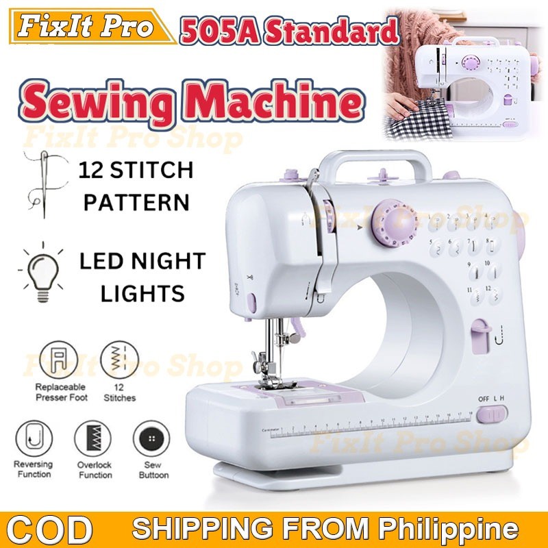Sewing Machine 12 Portable Duty Multifunctional Household Home Mini Micro Small Electric Sewing ...