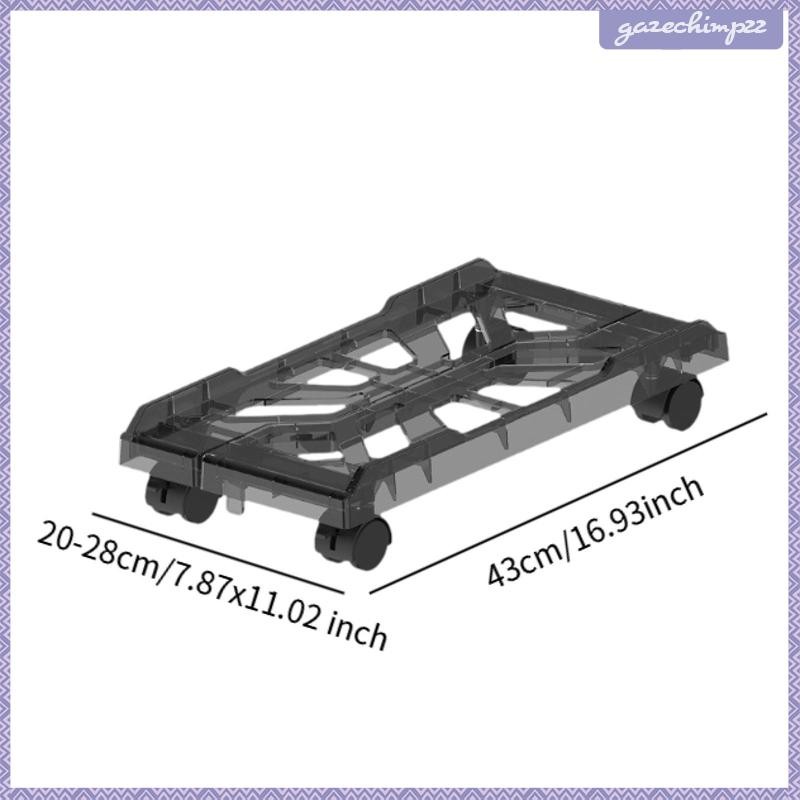 [ Computer Case Stand Under Desk Stand Fits Most PC Easy to Use Mobile ...