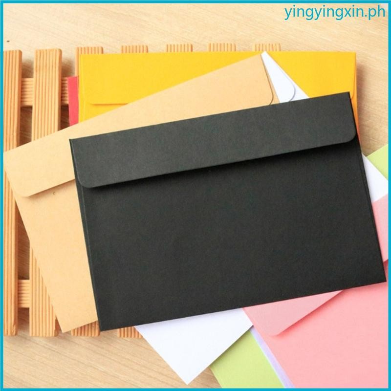 YIN 10PSC Pack Invitation Envelopes A6 letter Papers Envelope 6 x 4 for ...