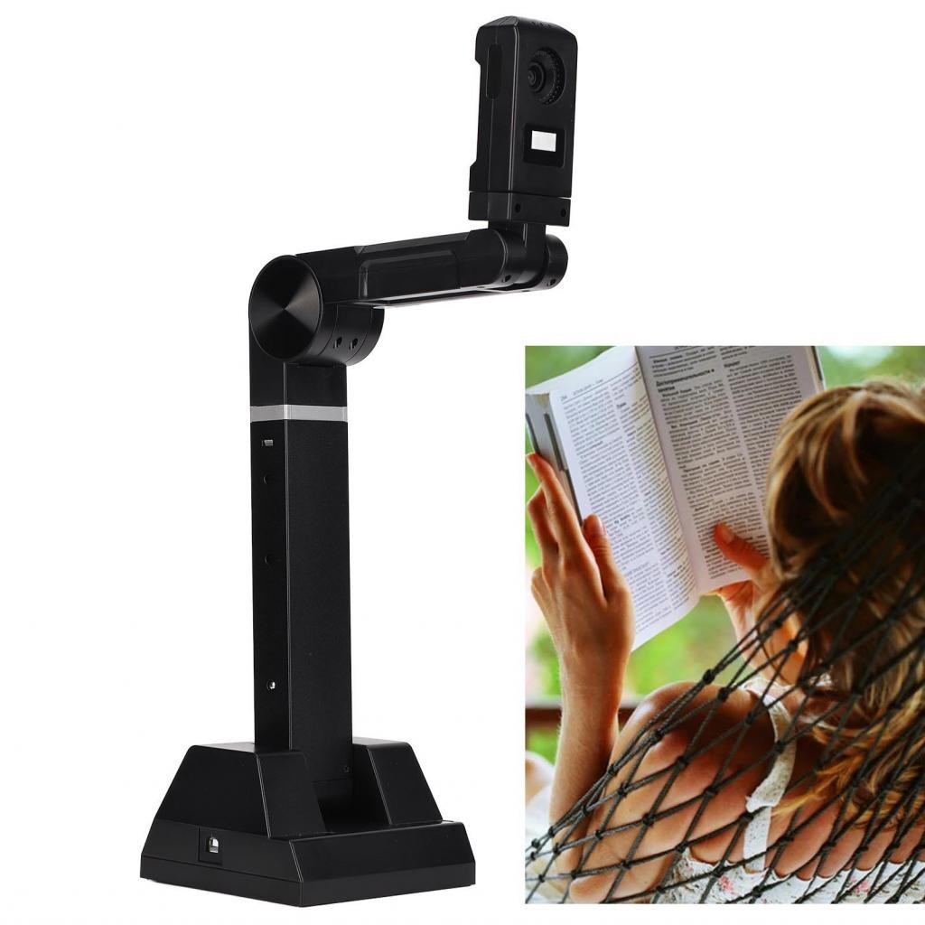 Haijiemall Portable Document Camera 8MP High Definition USB Book ...