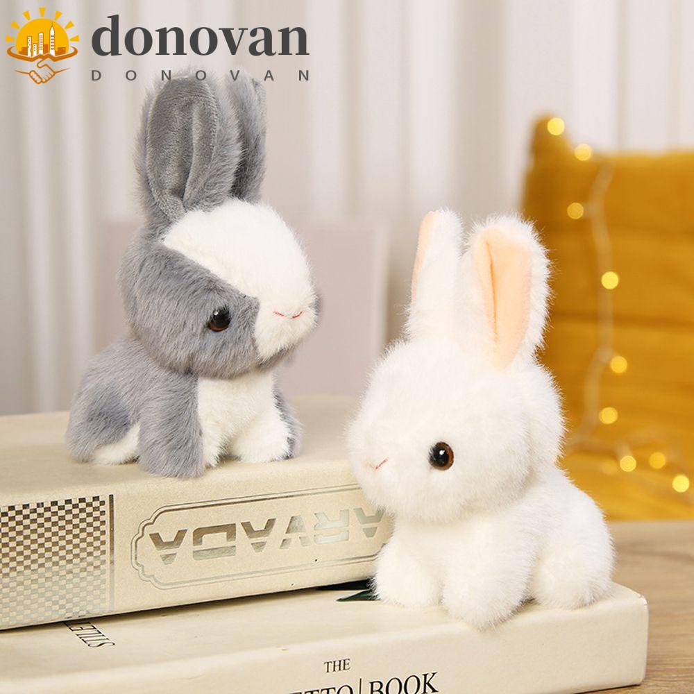 DONOVAN Soft Plush Rabbit Toy Mini Plush Rabbit Keyring Plush Bunny Key ...
