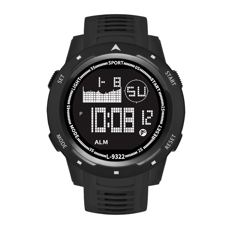 POSHI Original Brand Sport Watch For Men Waterproof Big Digital Led ...