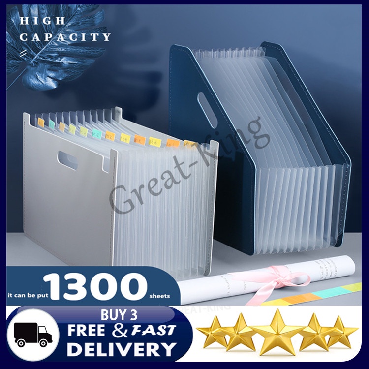 Office File Folder Document Paper Organizer Multilayer Storage Holder ...