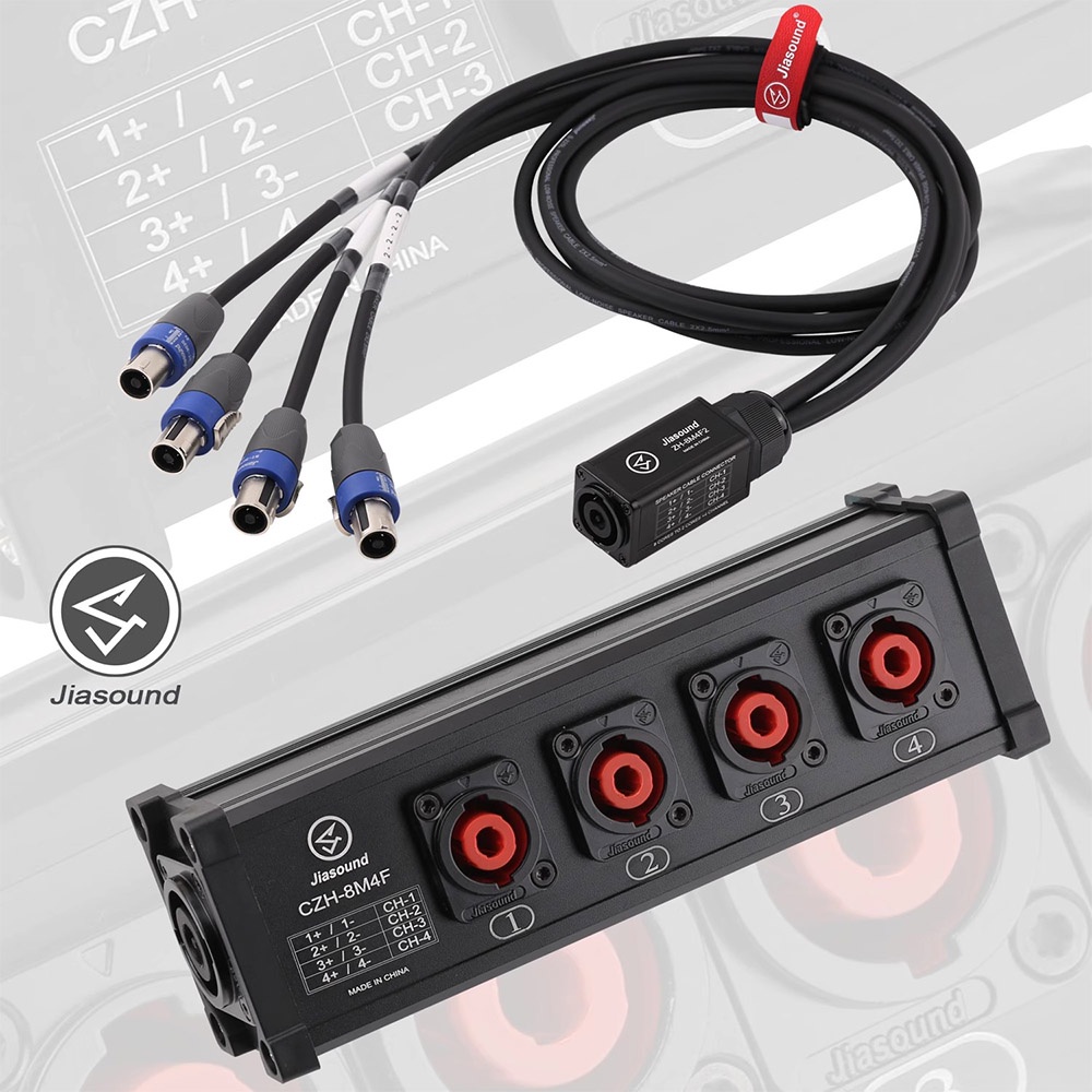 4 Channel Professional line array speaker socket socket connector 8 ...
