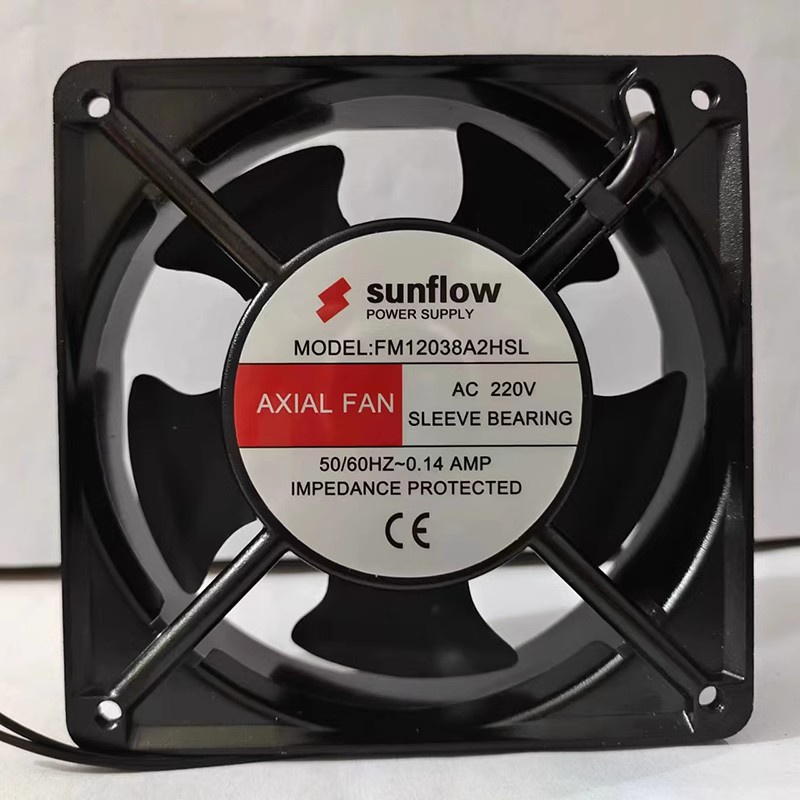 Sunflow FM12038A2HSL 220v AC Fan 12cm Distribution Box Electric Welding Machine Cooling Fan ...
