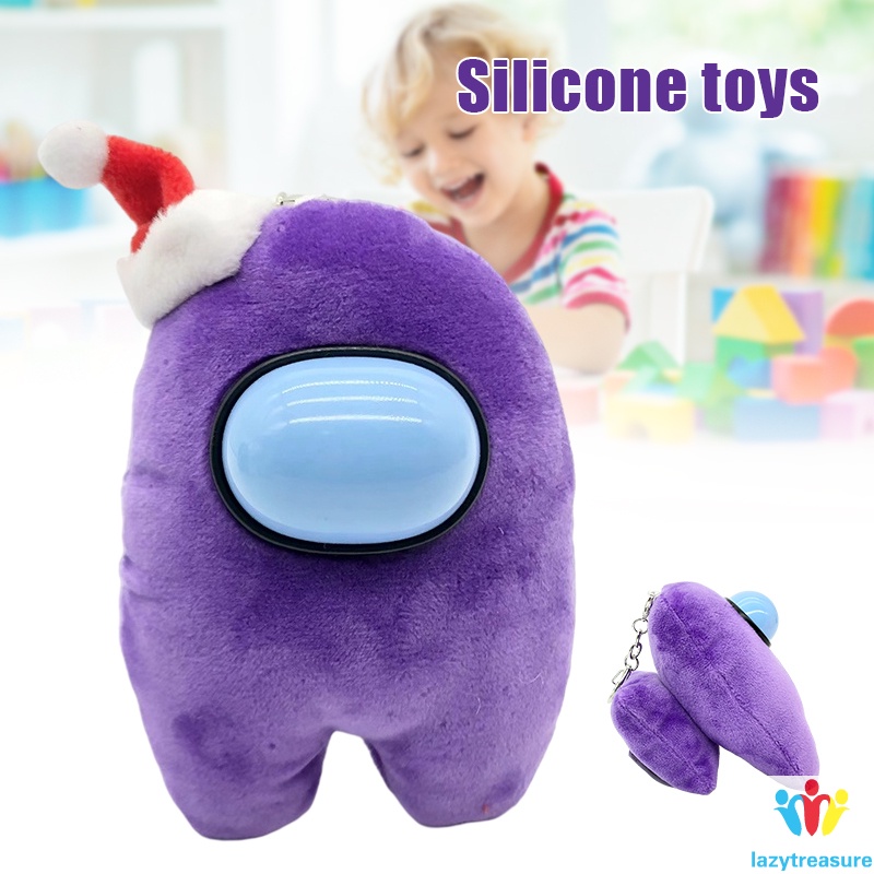 Among us Plush Keychain Anime Figurine Collectible Cartoon Bag Key ...