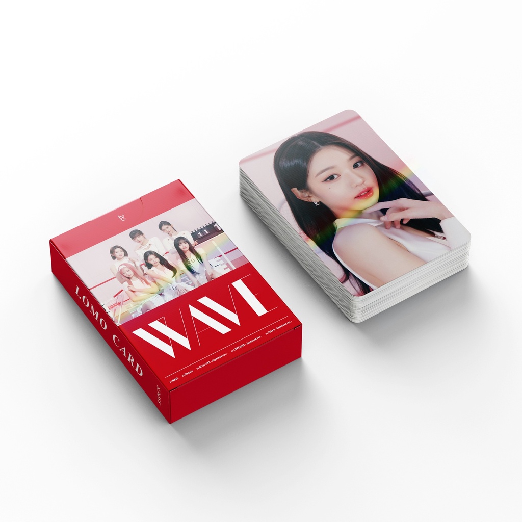 50-55pcs IVE Hologram Laser Lomo Cards THE 1ST EP MINE Either Way Album MINIVE POP UP Photocards ...