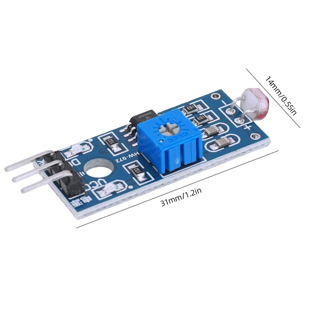 LM393 Optical Sensitive Resistance Sensor Module with Digital Analog ...