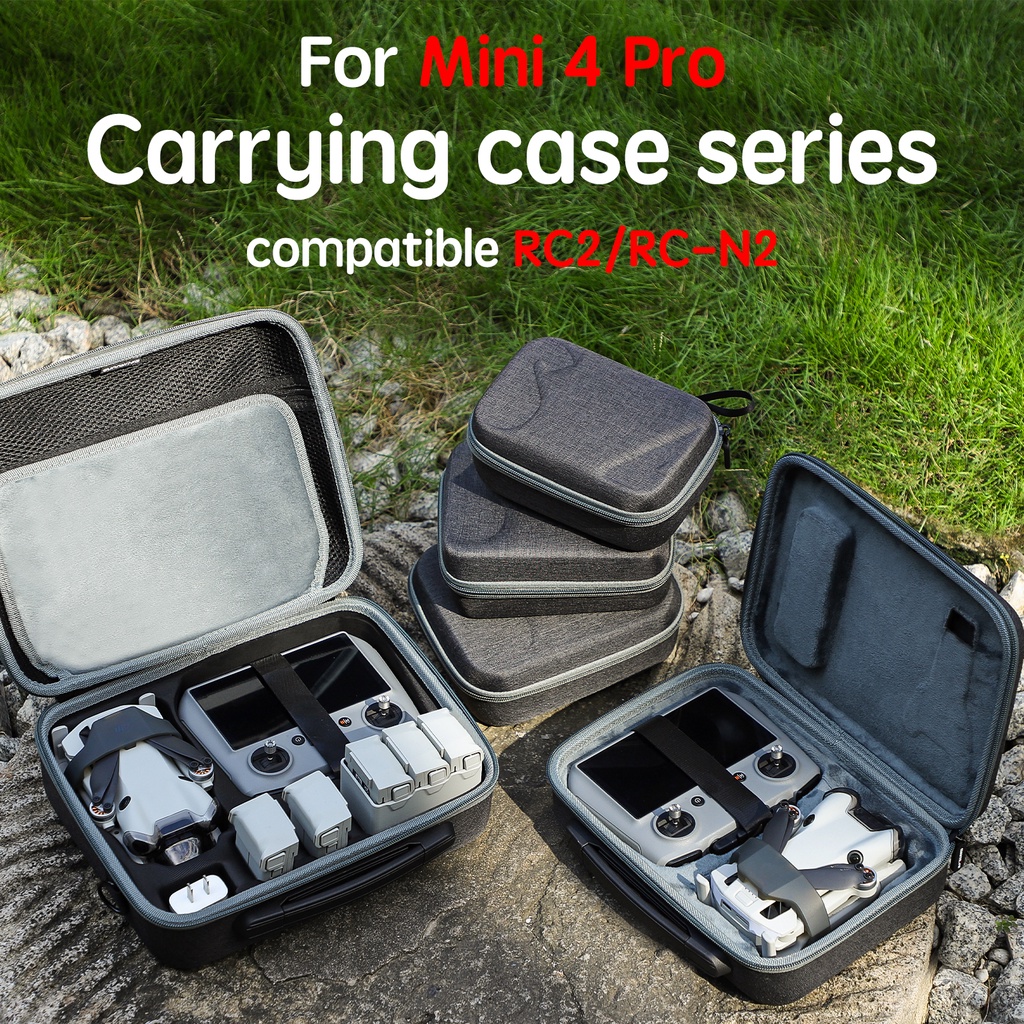 For DJI Mini 4 Pro Storage Bag Kit Pack Body Remote Control Bag RC2/RC ...